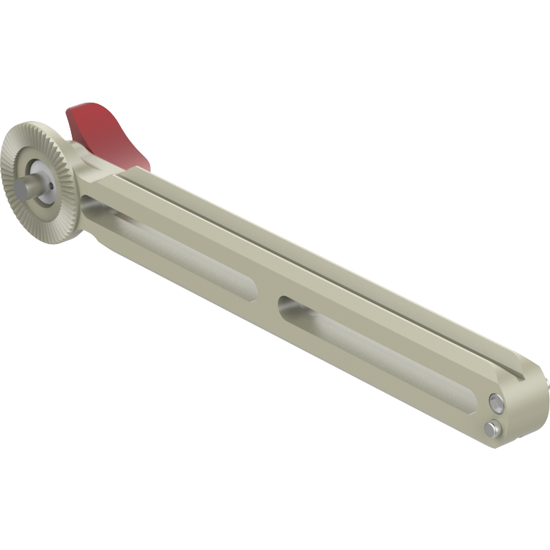 Vocas Double sided NATO rail with rosette (170 mm)